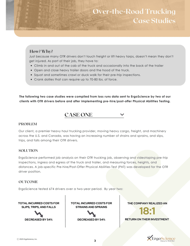 Compedium | ErgoScience, Inc.